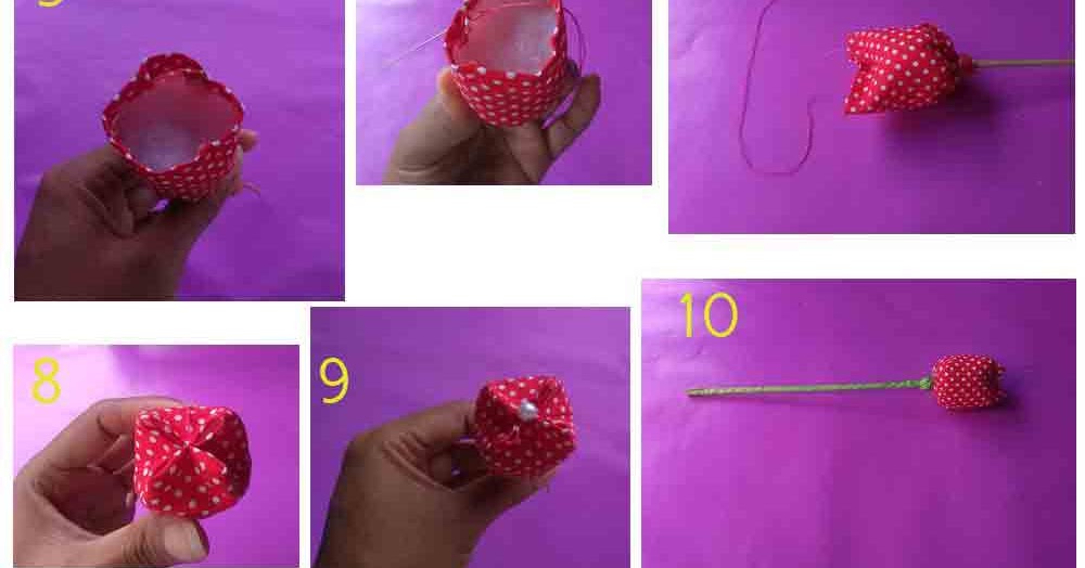 Inspirasi 26+ Tutorial Cara Membuat Bunga Dari Kain Perca