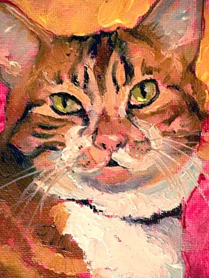 Deano's Den ( Gallery): Poser-Cat Portrait