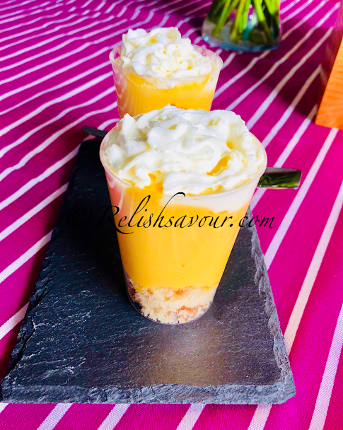 Egg-less Mango Mousse Shots