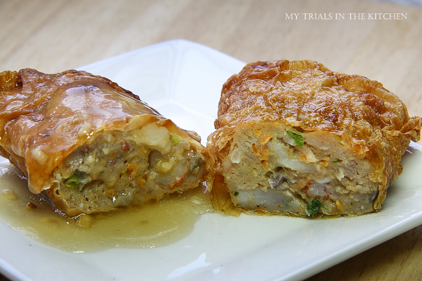 My Trials in the Kitchen: Beancurd Skin Roll (Fu Pei Guen)