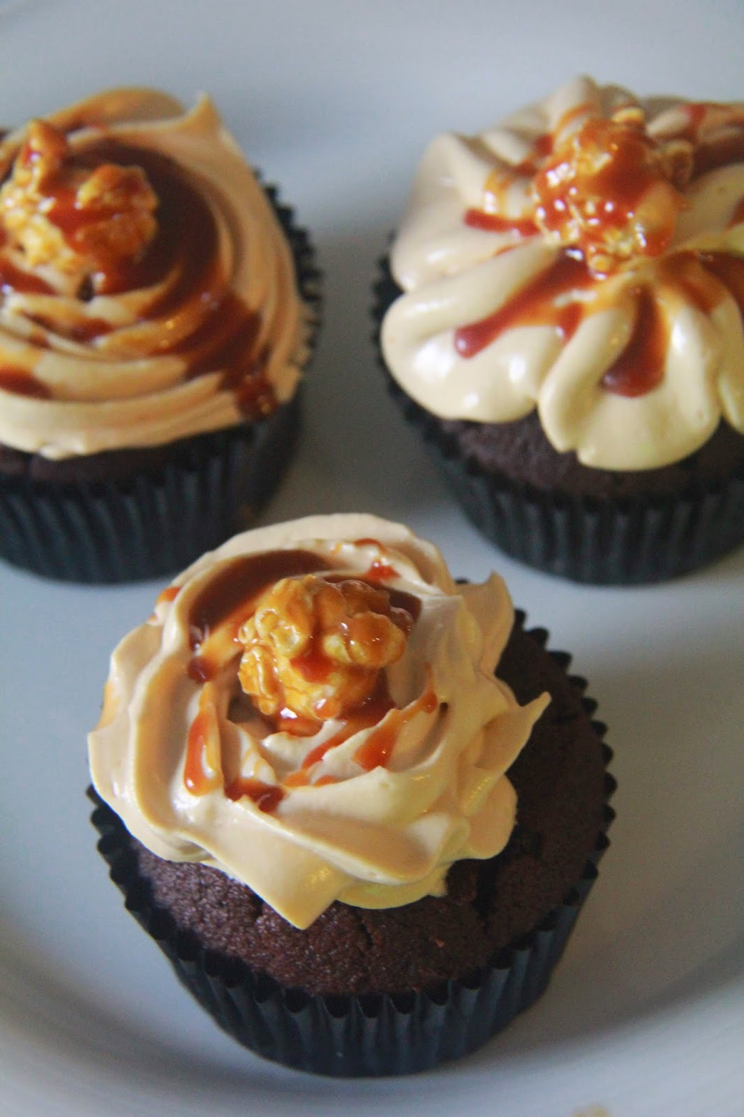 Simple Indulgence: Devil's Food Cupcakes with assorted cream cheese ...