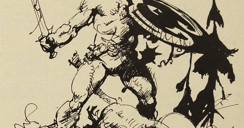Cap'n's Comics: Frank Frazetta Sketch