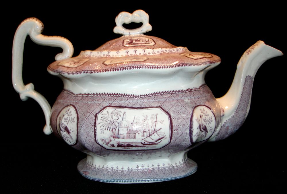 Dishy News - A Transferware Blog: TRANSFERWARE TEAPOTS
