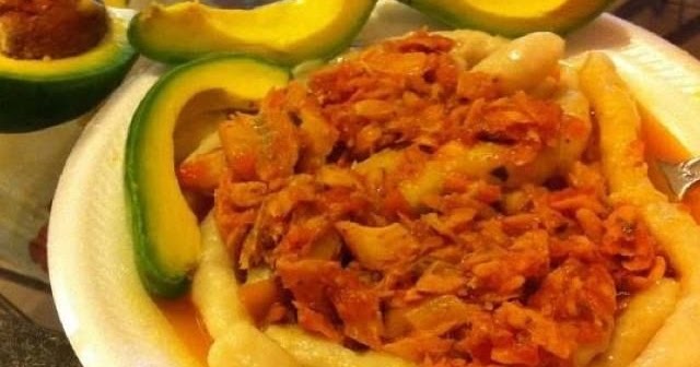 Buen provecho!..Domplines con bacalao al coco, rico venga a comer