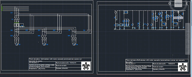 plantilla de autocad formato A4: Soft starters with motor cascade ...