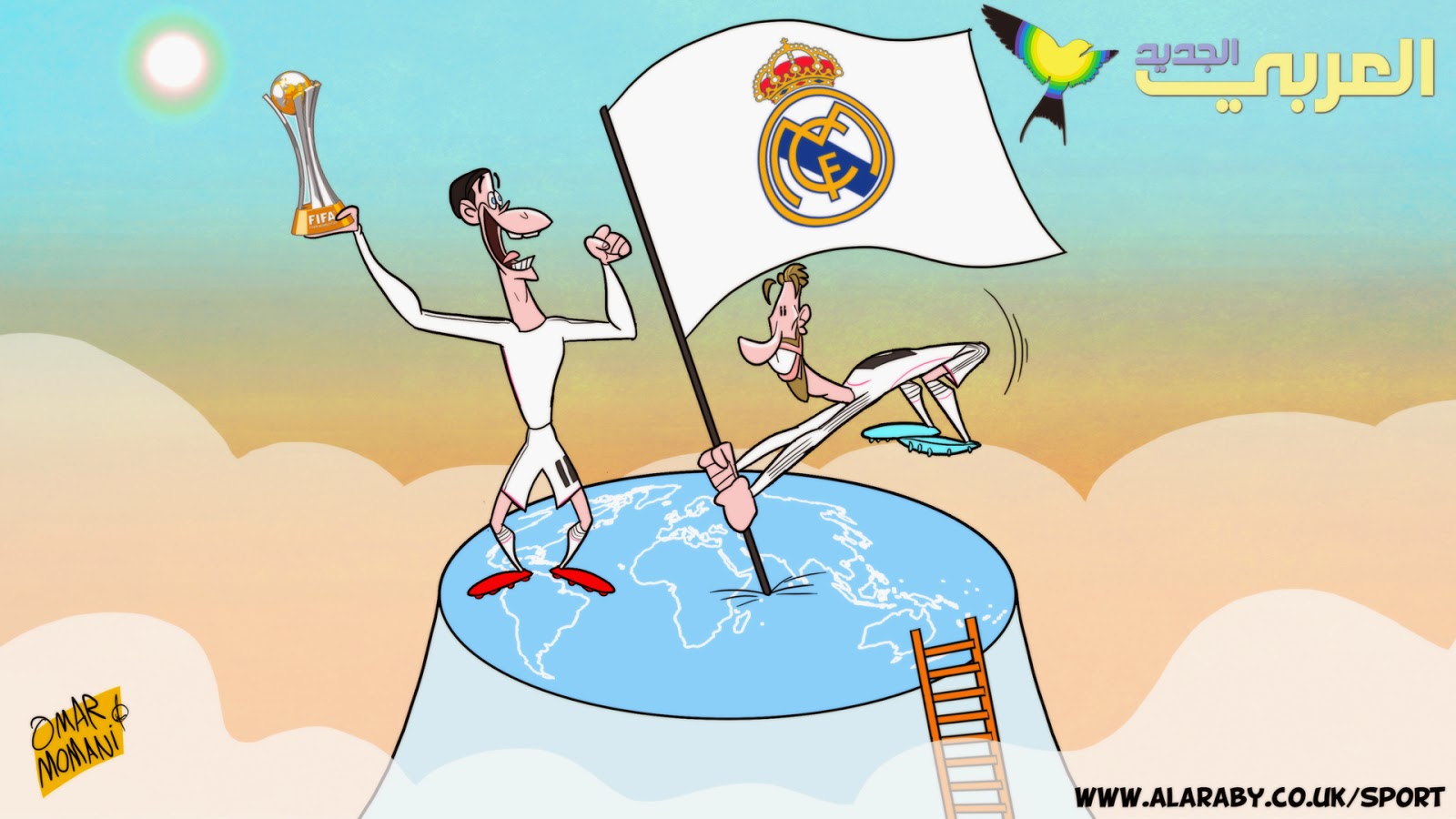 Omar Momani cartoons: Real Madrid add Club World Cup to bulging trophy ...
