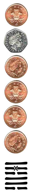 Six Coins ~ Casting I Ching Hexagrams