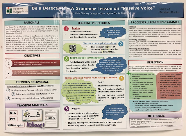 TLSPG 2018-19: GRAMMAR LESSON POSTER AND EXPERT GROUP