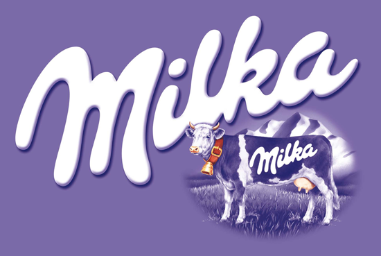 El mundo del chocolate: NACE UNA VACA DE COLOR VIOLETA, COMO MILKA