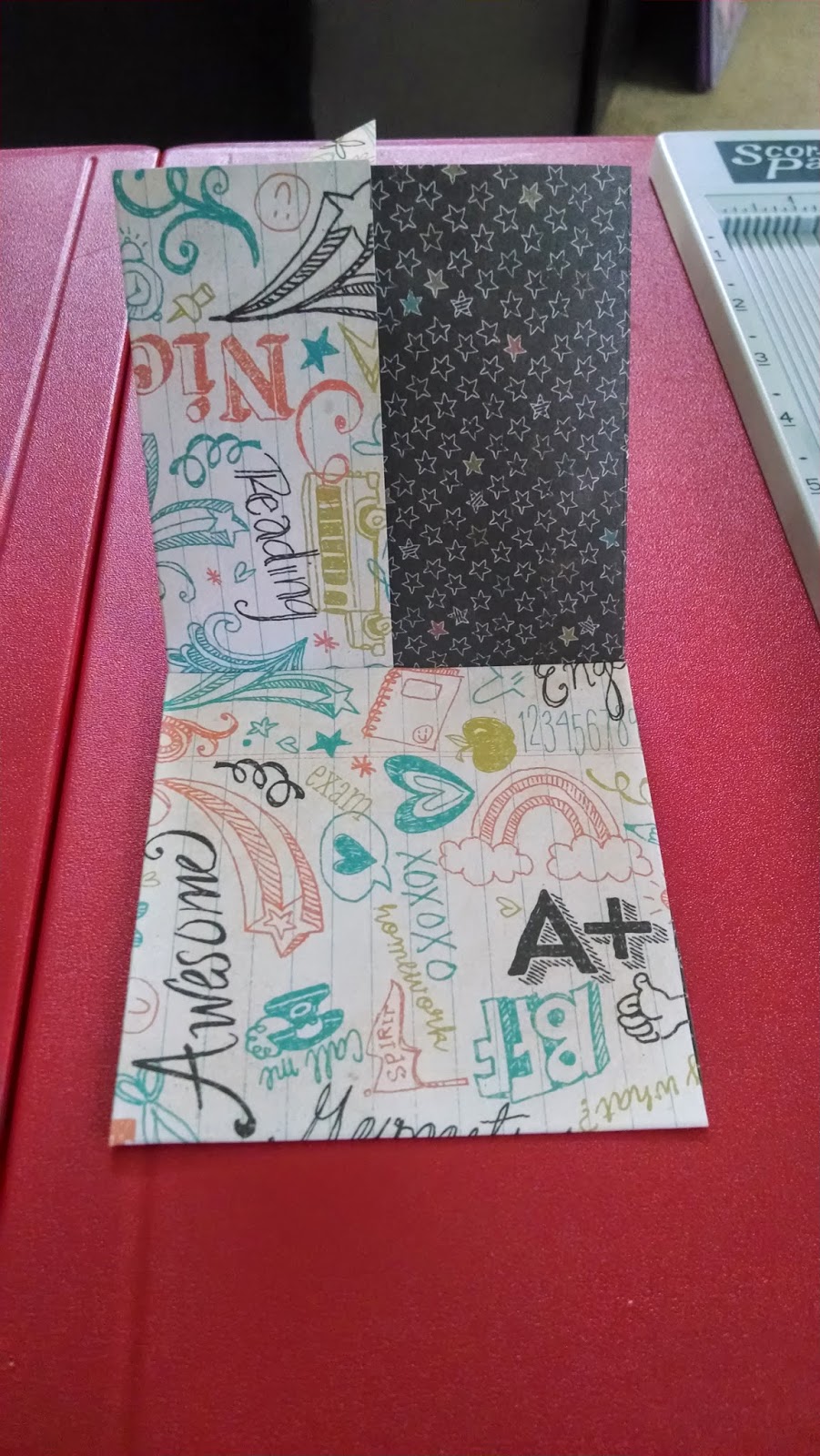 CraftedWorks: Chalk It Up! Post it note holder