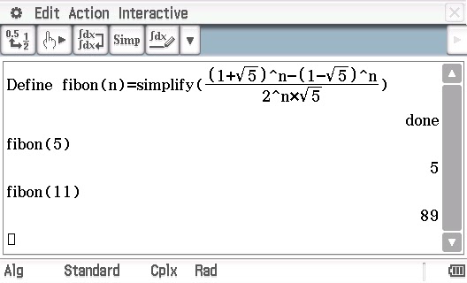 Eddie's Math and Calculator Blog: Casio Classpad fx-CP400: Defining ...