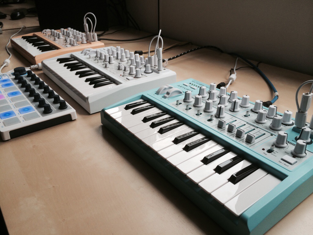 MATRIXSYNTH: Arturia MicroBrutes in Pastel