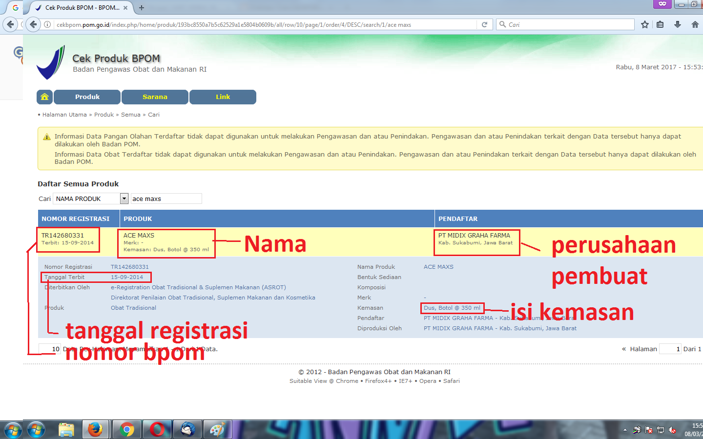 Cara Cek BPOM Kosmetik Dan Obat Herbal Berbahaya Dengan Mudah - HARY ...
