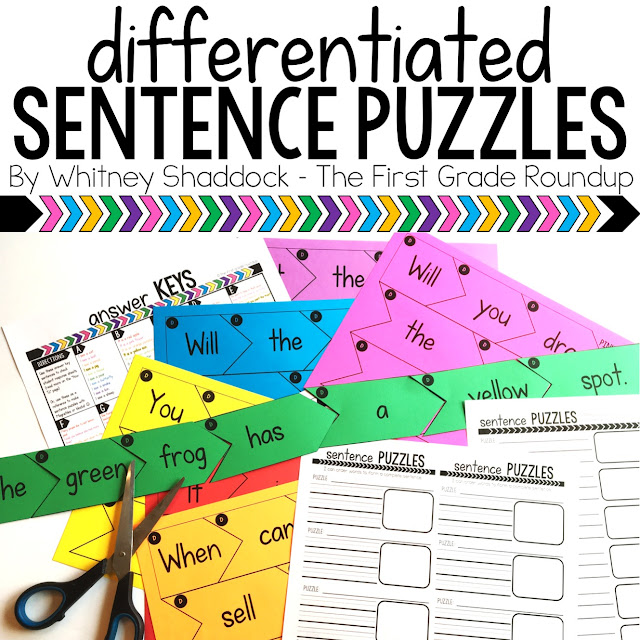 Sentence Puzzles Routines Firstgraderoundup sentence-puzzles-routines-firstgraderoundup