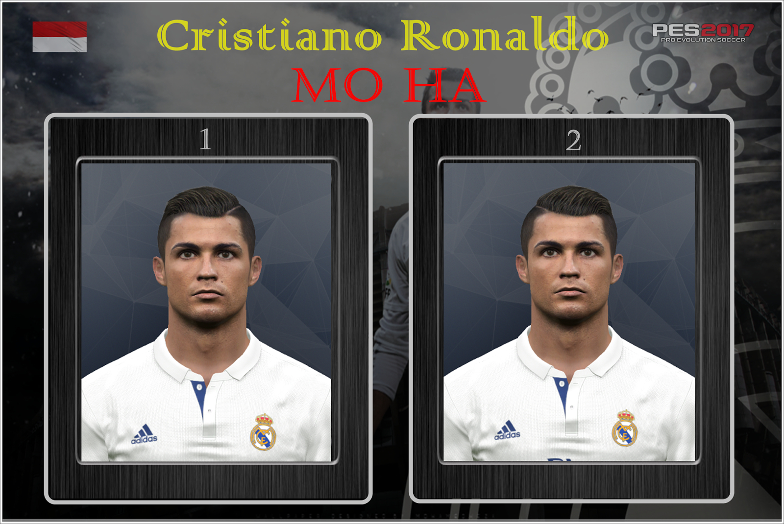 pes-modif: PES 2017 Cristiano Ronaldo Facepack by Mo Ha