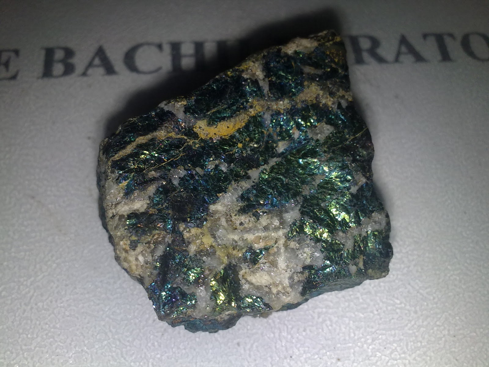 Blog de campo y minerales: 14º Mineral Calcopirita