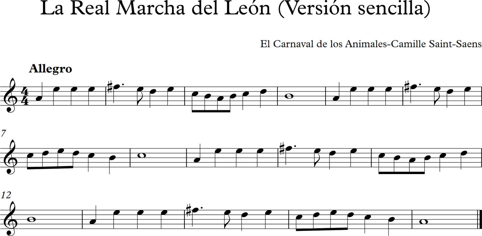 Descubriendo la Música. Partituras para Flauta Dulce o de Pico.: La ...