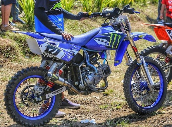 Gambar Modifikasi Bodi Bebek Modif Motor Trail Cross Dan Gestrek Pakai ...