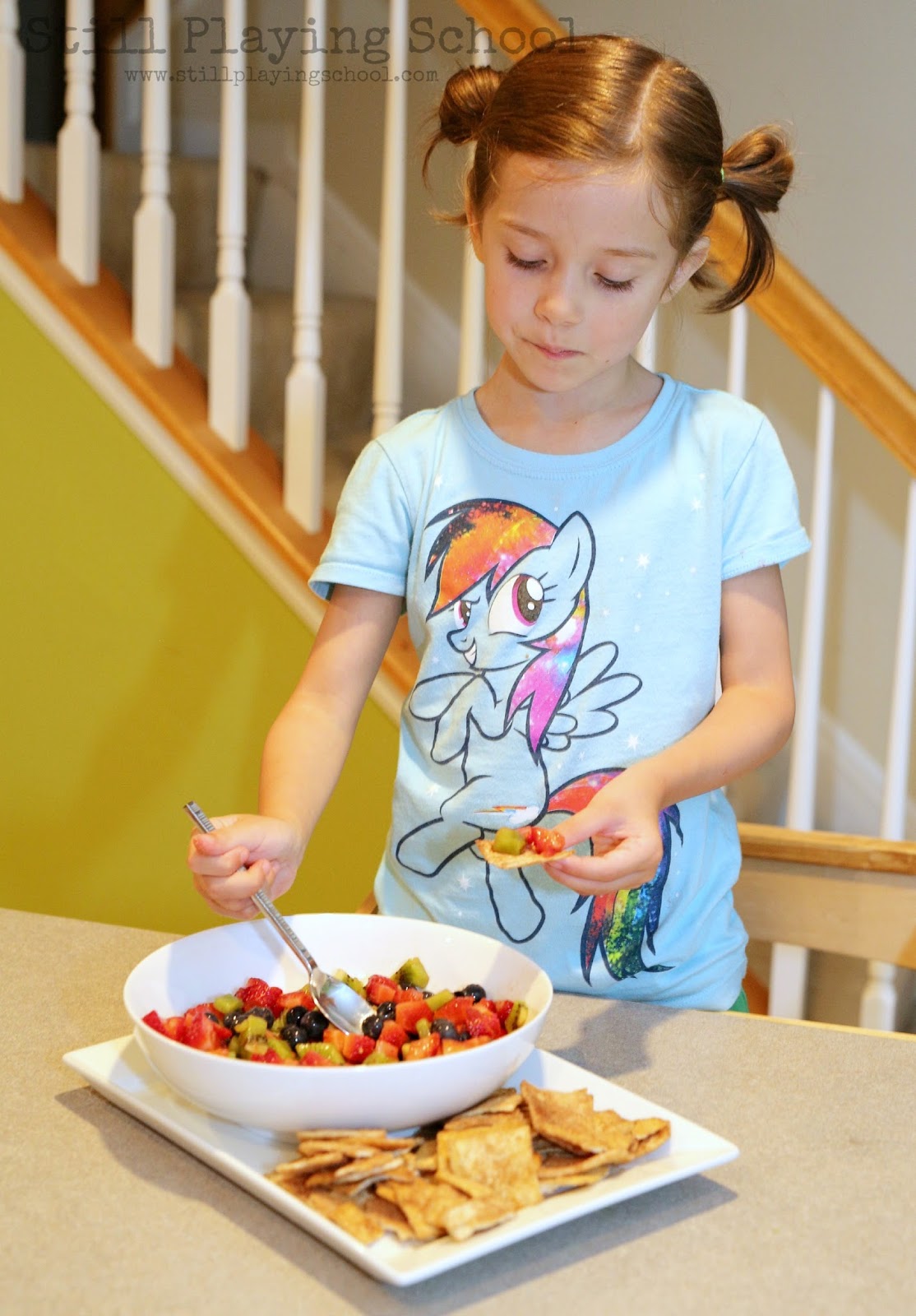 Fruit Salsa Recipe for Kids | Still Playing School