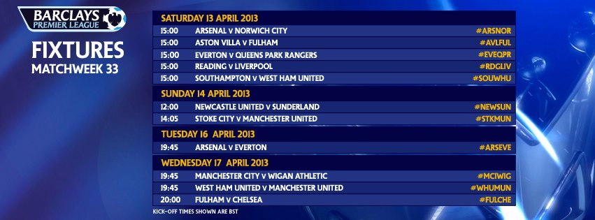 BPL GURUZ: Upcoming Fixtures