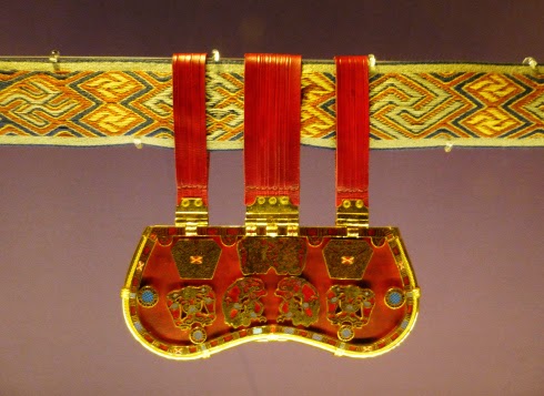 Realms Of Gold The Novel: Purse lid from the Sutton Hoo