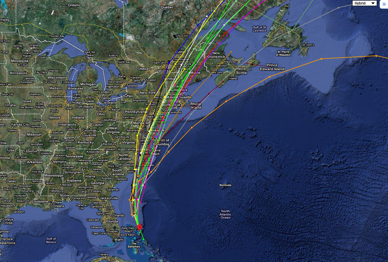 The Original Weather Blog: Hurricane Irene Poised to Strengthen Before ...