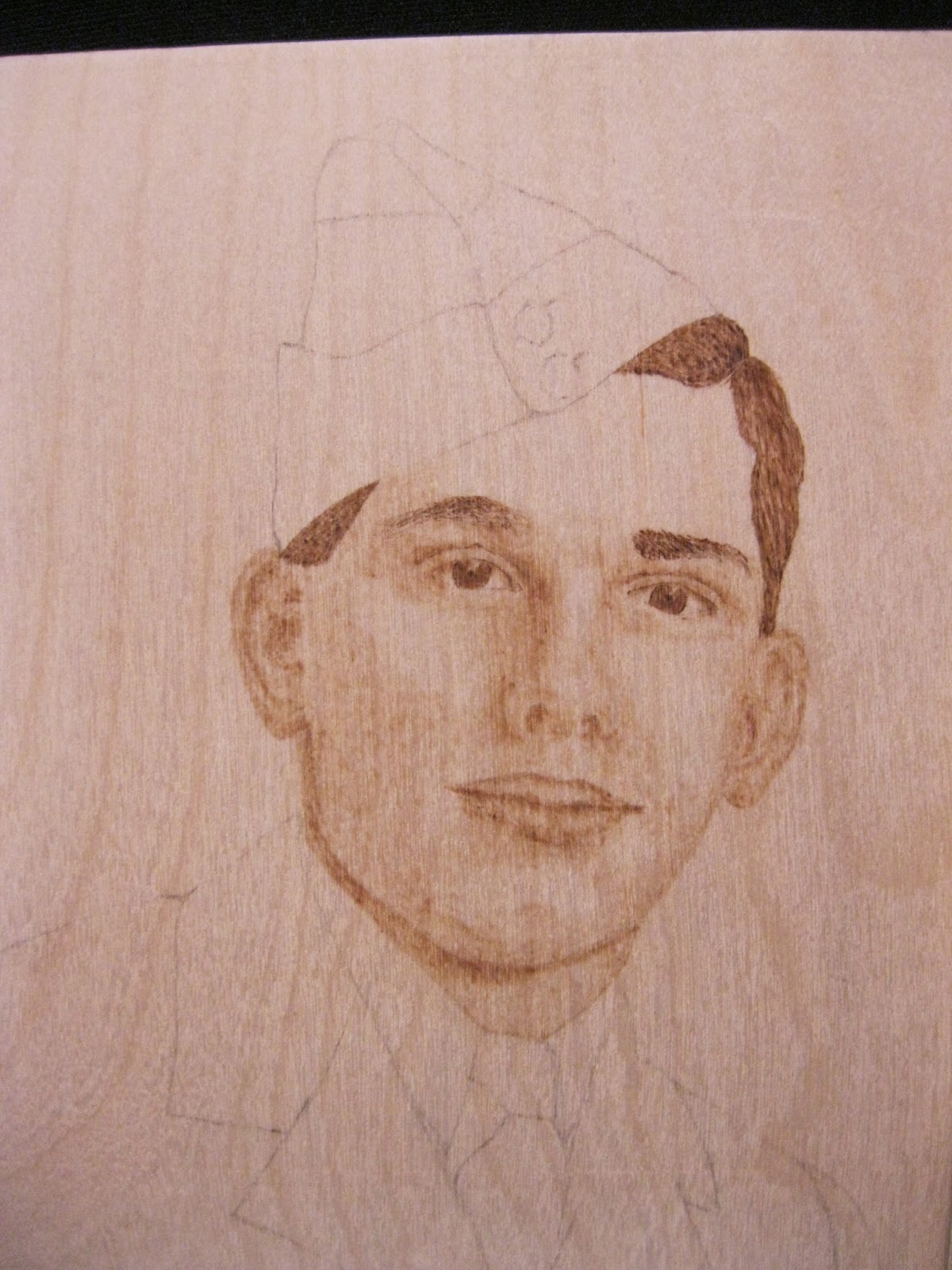 PYROGRAPHY PORTRAITS by WoodLuv: Pyrography Portrait - The Grandfather ...