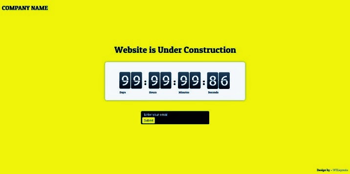 80+ Coming Soon and Under Construction Templates - Webprecis