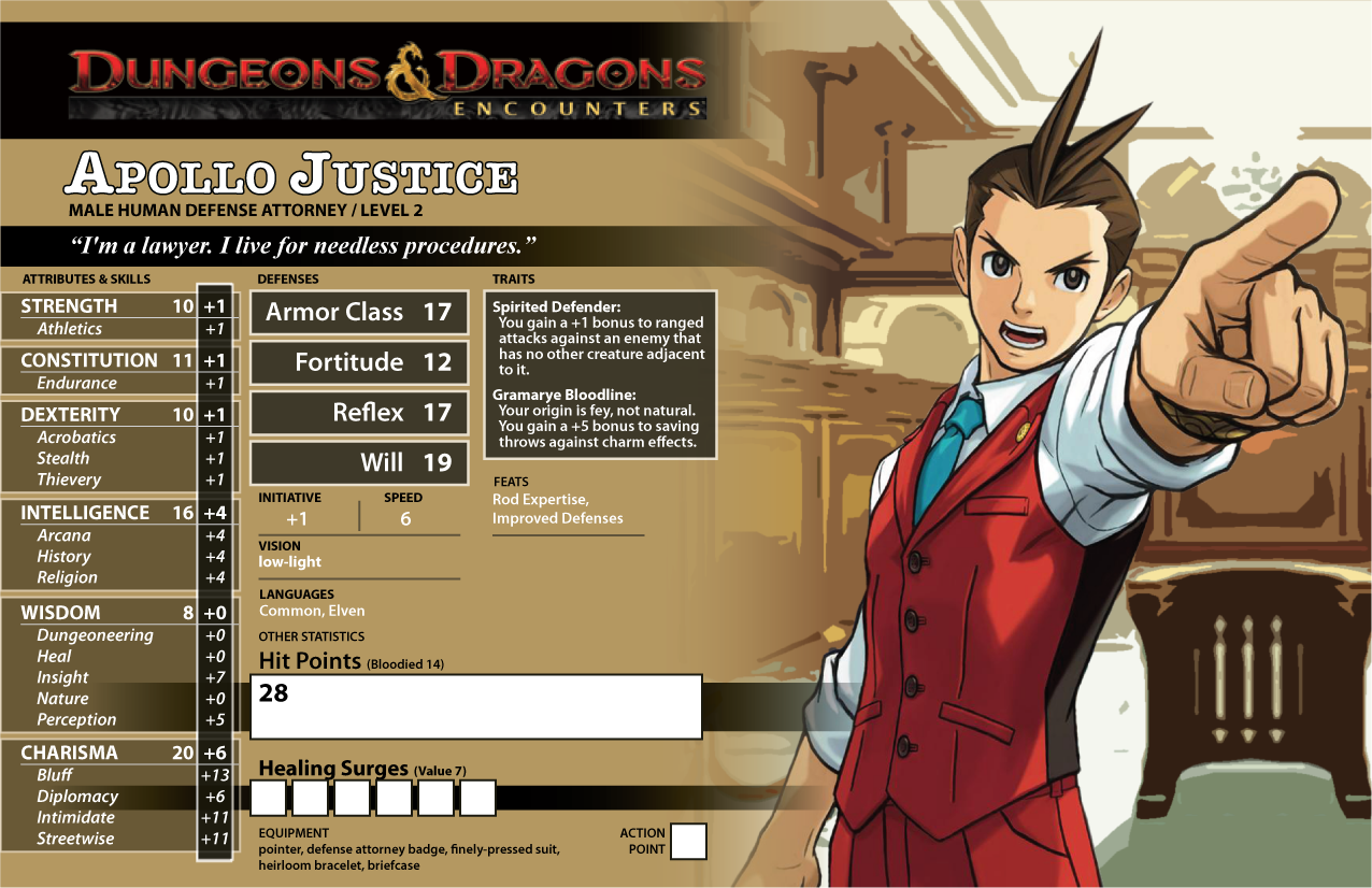 Tales from the Gamer Viceroy: Dungeons & Dragons: Ace Attorney (Part 2)