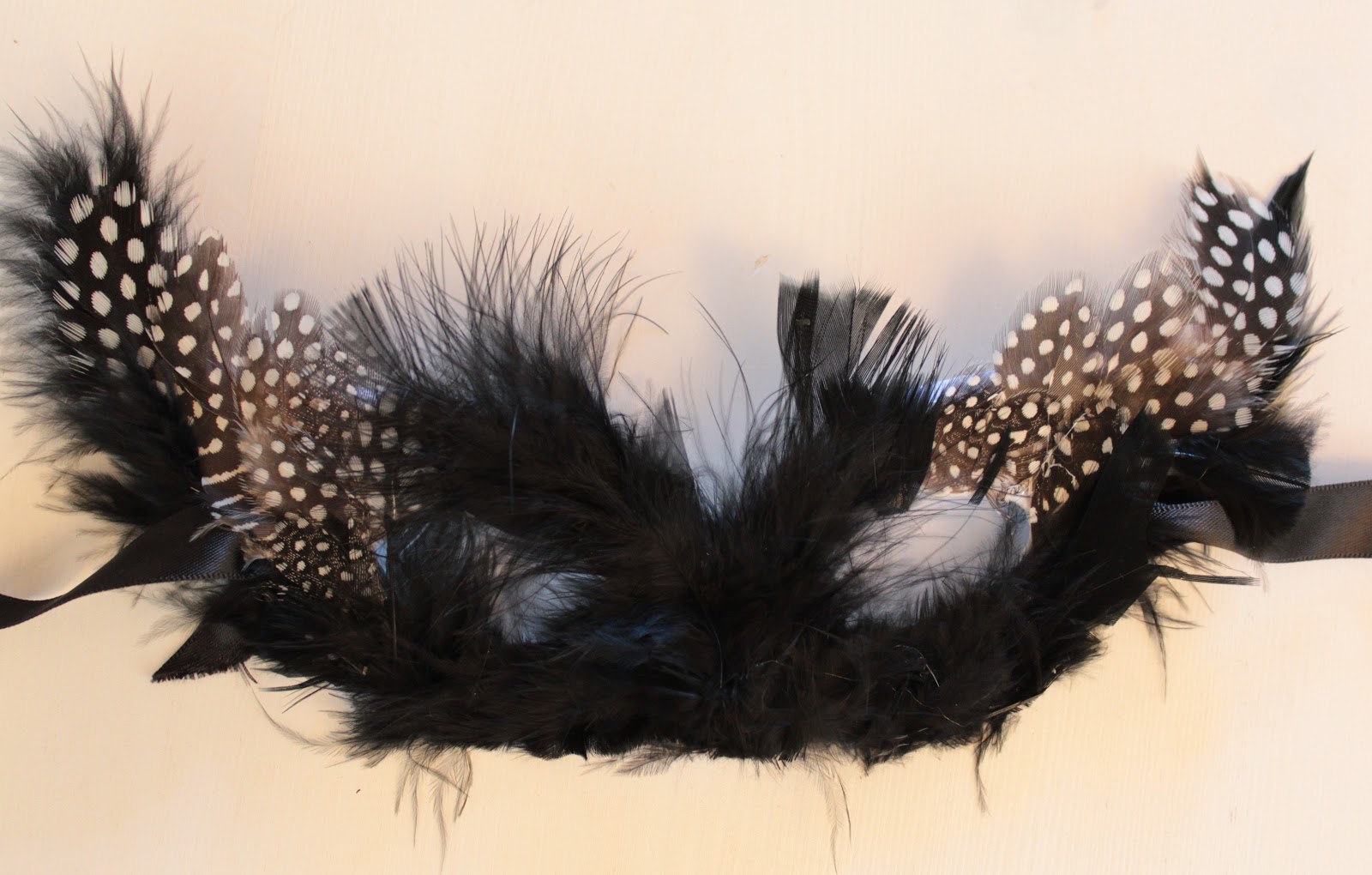 m & c: DIY feather mask