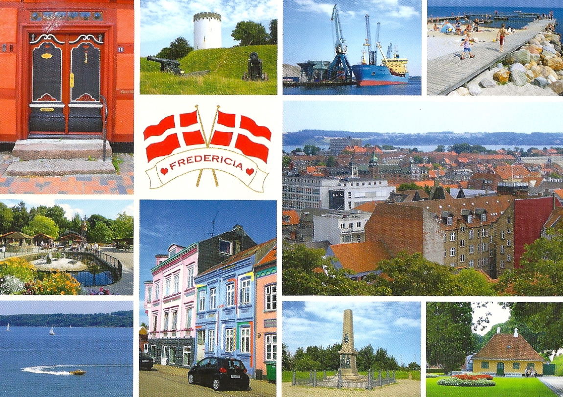 My Favorite Views: Denmark - Fredericia, Multiview Postcard