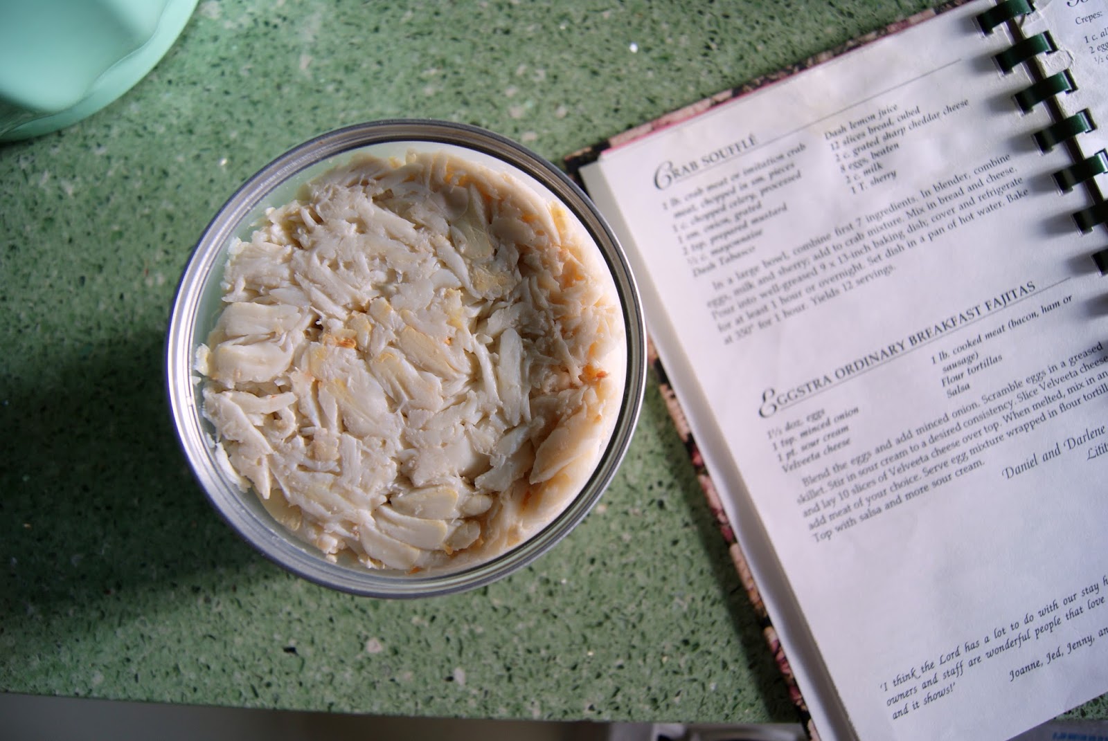 Alice and the Mock Turtle: Make Ahead Brunch~ Simply Elegant Crab Strata