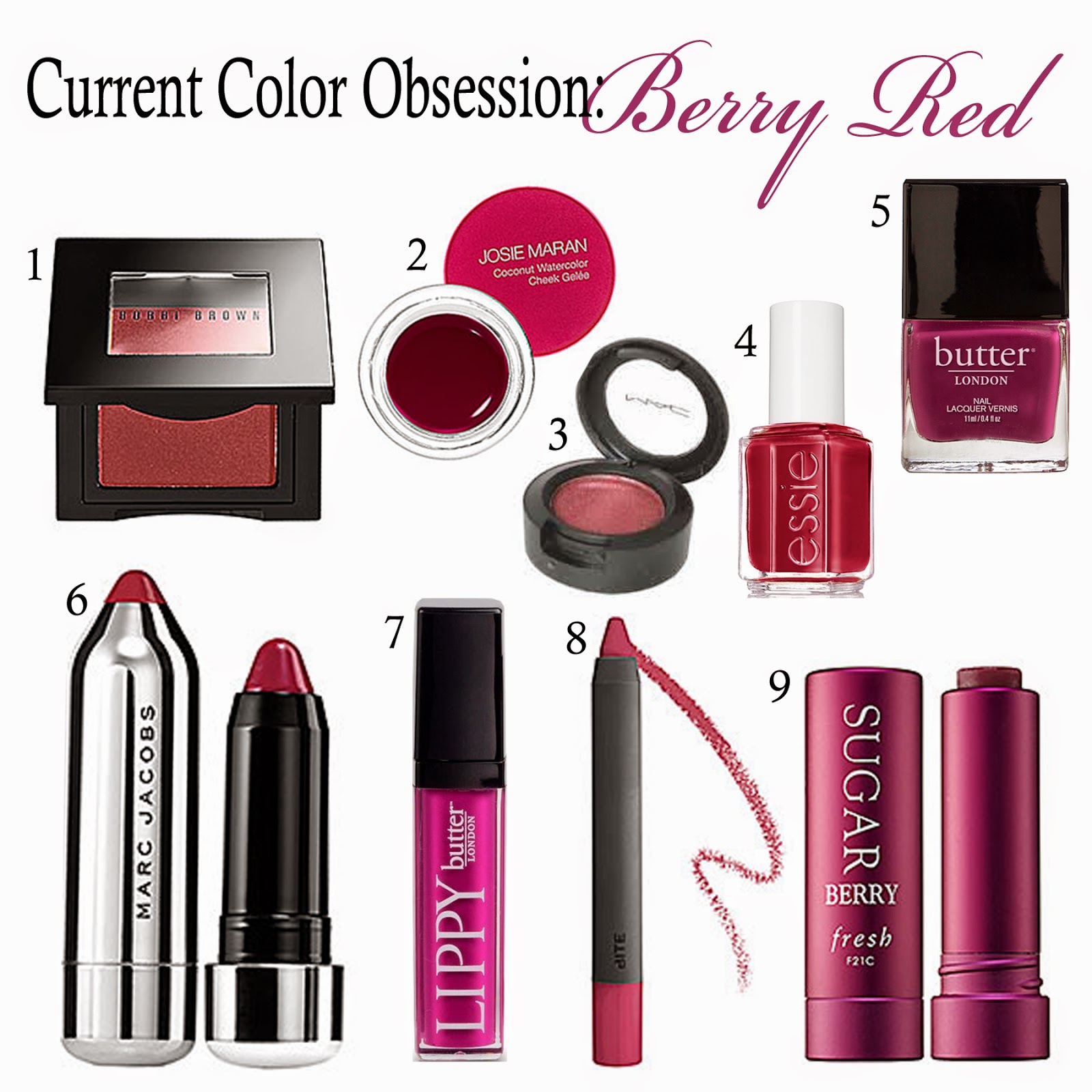 birdie feathers: Current Color Obsession: Berry Red