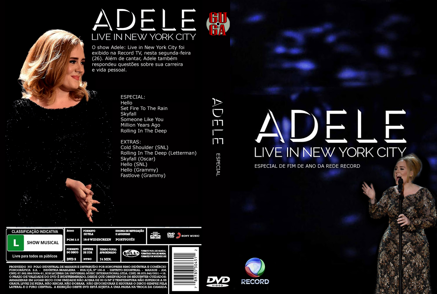 Guga DVDs: DVD Adele Especial