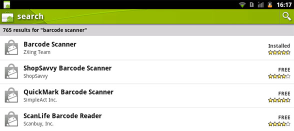 KEVIN FARELL: Menfungsikan Android Sebagai Scan Barcode