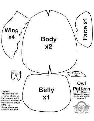JWo Designs: Owl pattern & Tutorial