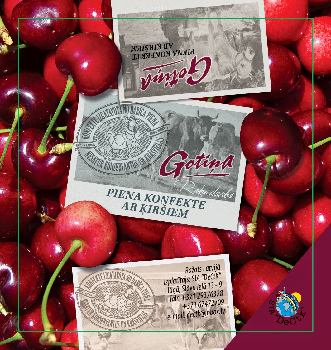 Konfektes Gotiņa etiķešu kolekcija: Kalnciema kvartāla tirdziņš un SIA ...