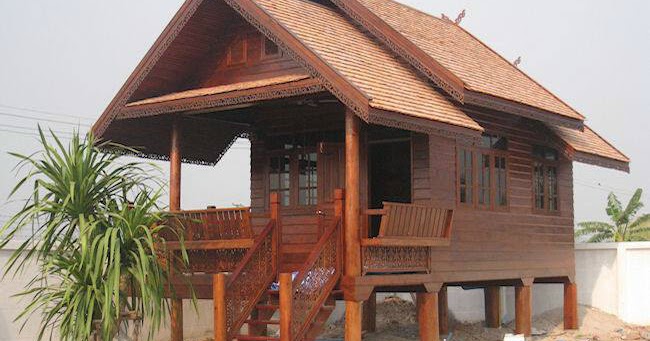 Rumah kayu bongkar pasang knock down tipe 24 m2