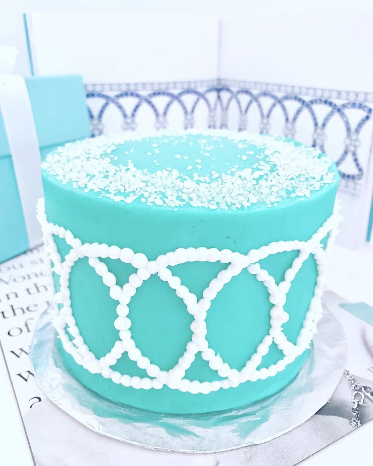 Tiffany Inspired Pattern Cake