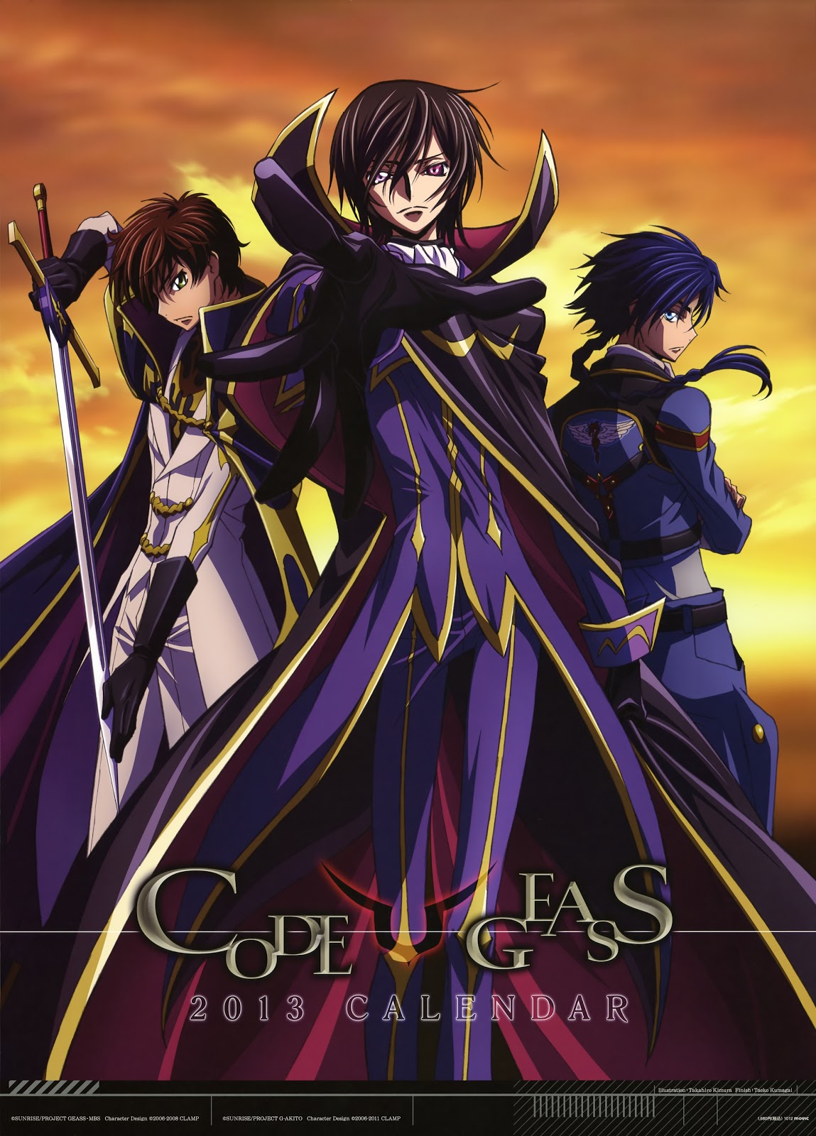AKB48 And Family: [Calendar] Code Geass 2013 Calendar