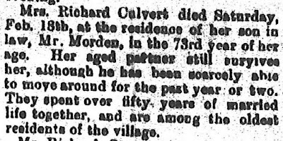 Culbert Family History: The Culberts Next Door - Richard Culbert and ...