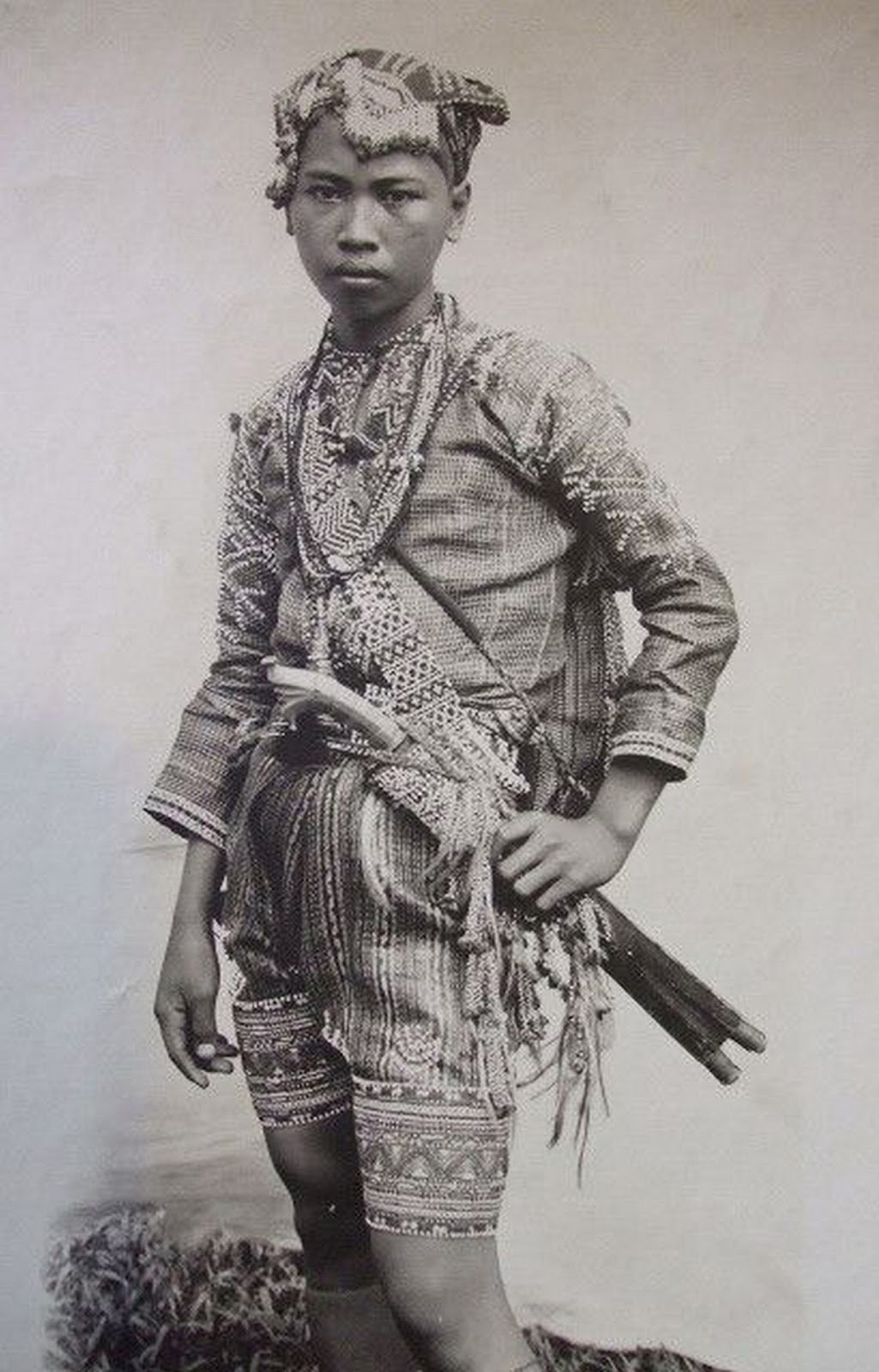 Colors for a Bygone Era: Colorized Young Bagobo Warrior of Southern ...