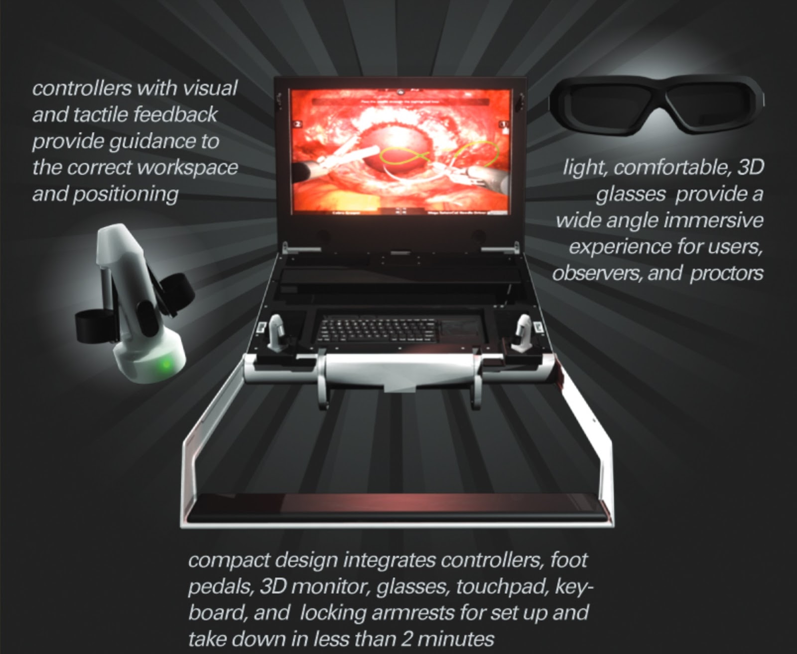 FlexVR - a new portable robotic surgery trainer