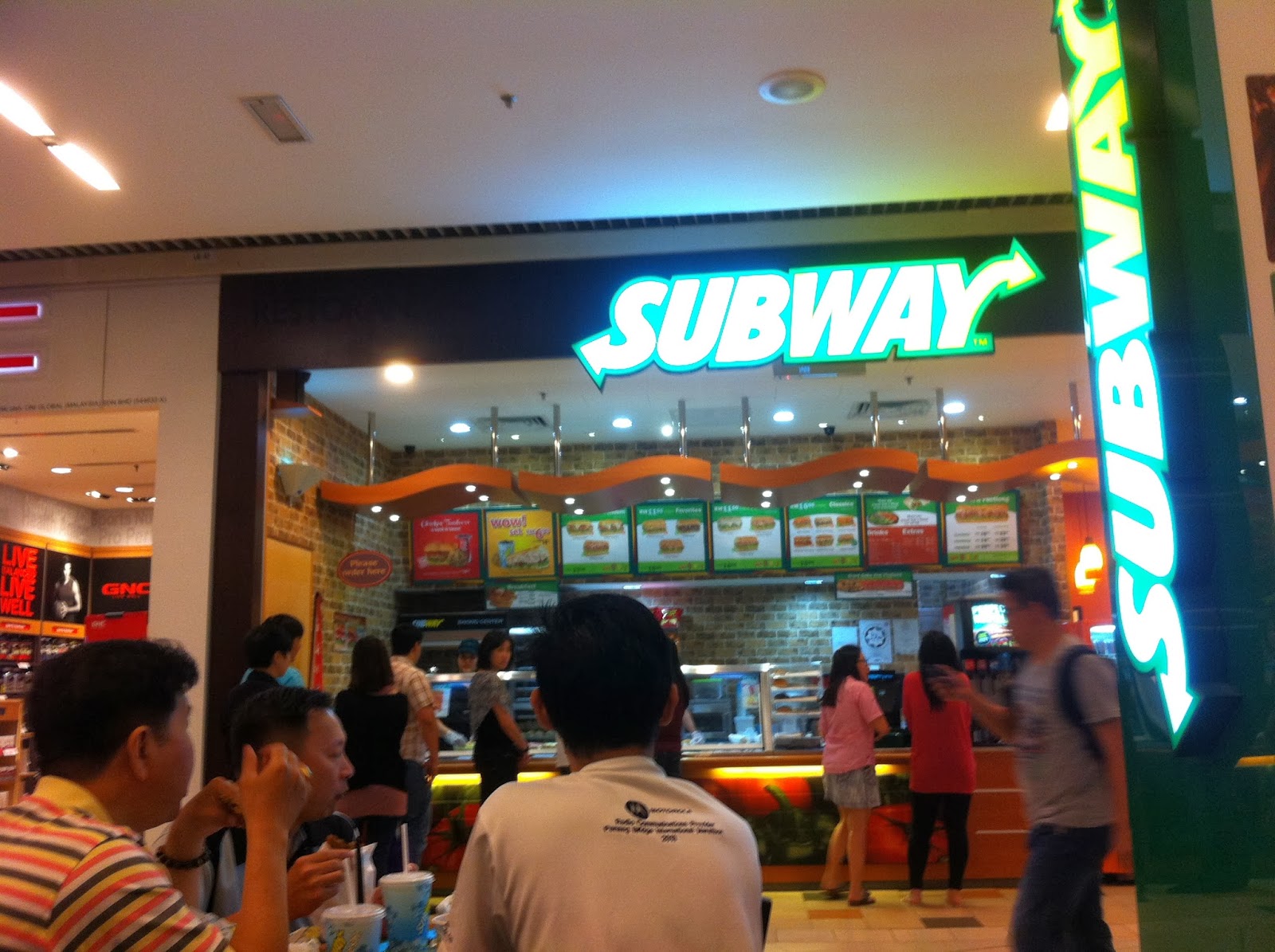 Our Journey : Penang Pantai Jerejak - Queensbay Mall Subway Cafe