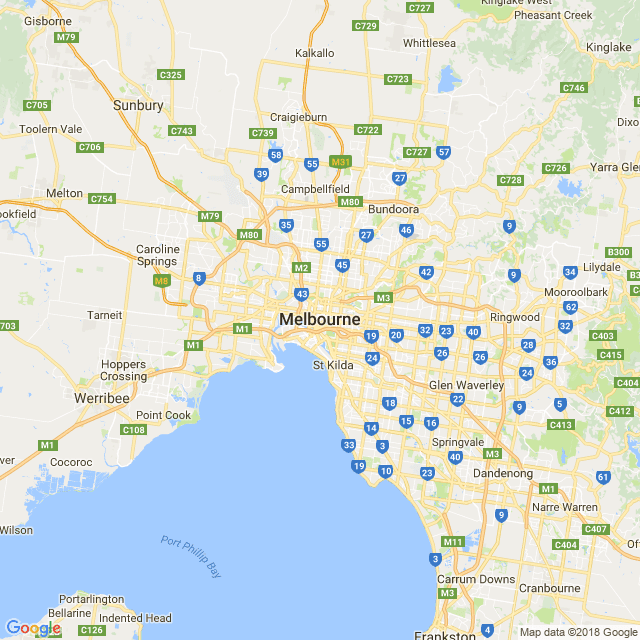 Melbourne Map Free Download