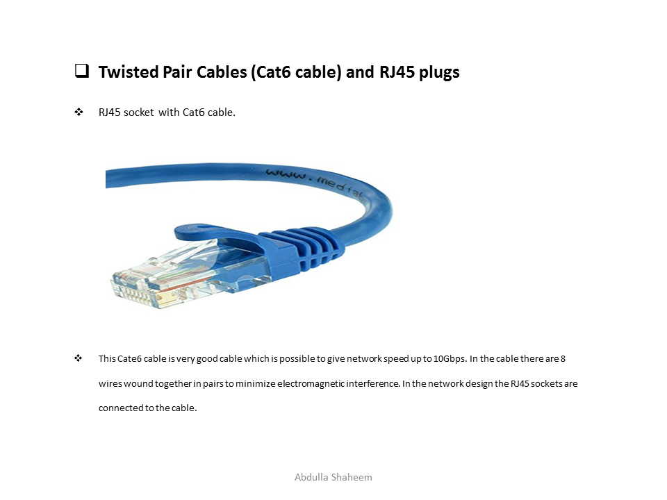 Network Design Of A School
