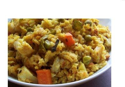 Fast Indian Recipes: Vegetable khichdi