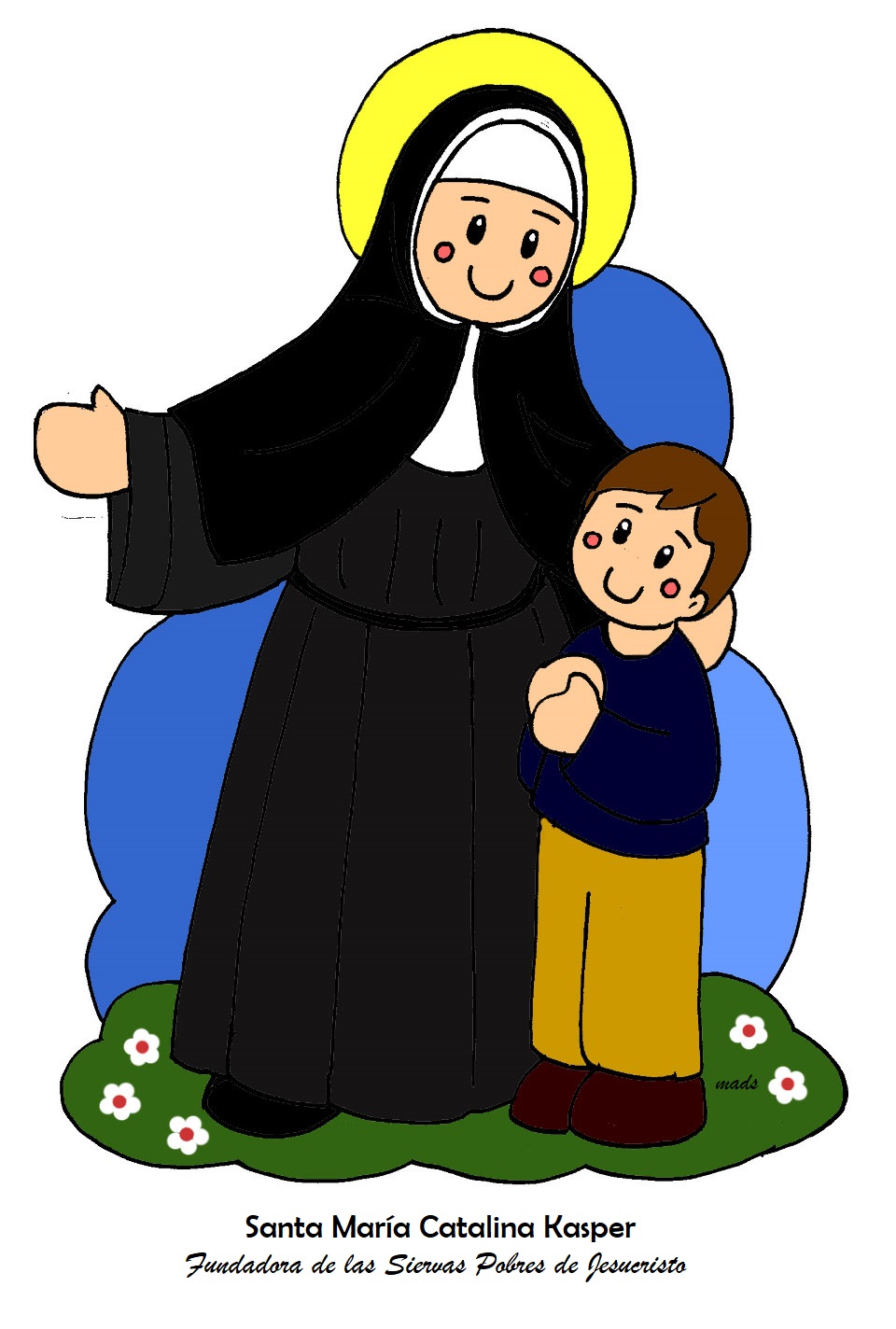 Mis ilustraciones: Santa María Catalina Kasper