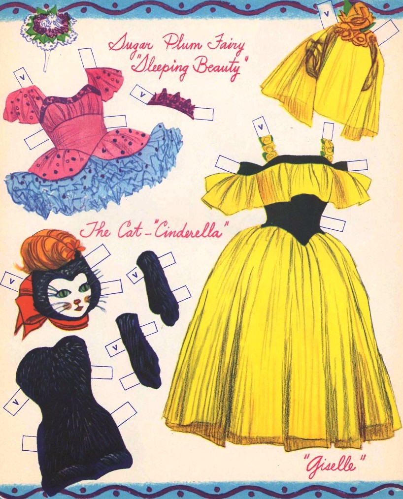 ☆Sharon's Sunlit Memories☆: Merrill Ballerina Paper Dolls