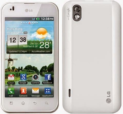 New Mobile Phone 2014: LG Optimus White Mobile